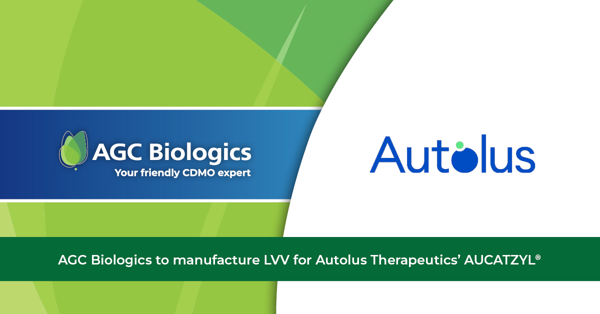 AGC Biologics to Manufacture LVV for Autolus Therapeutics’ AUCATZYL®